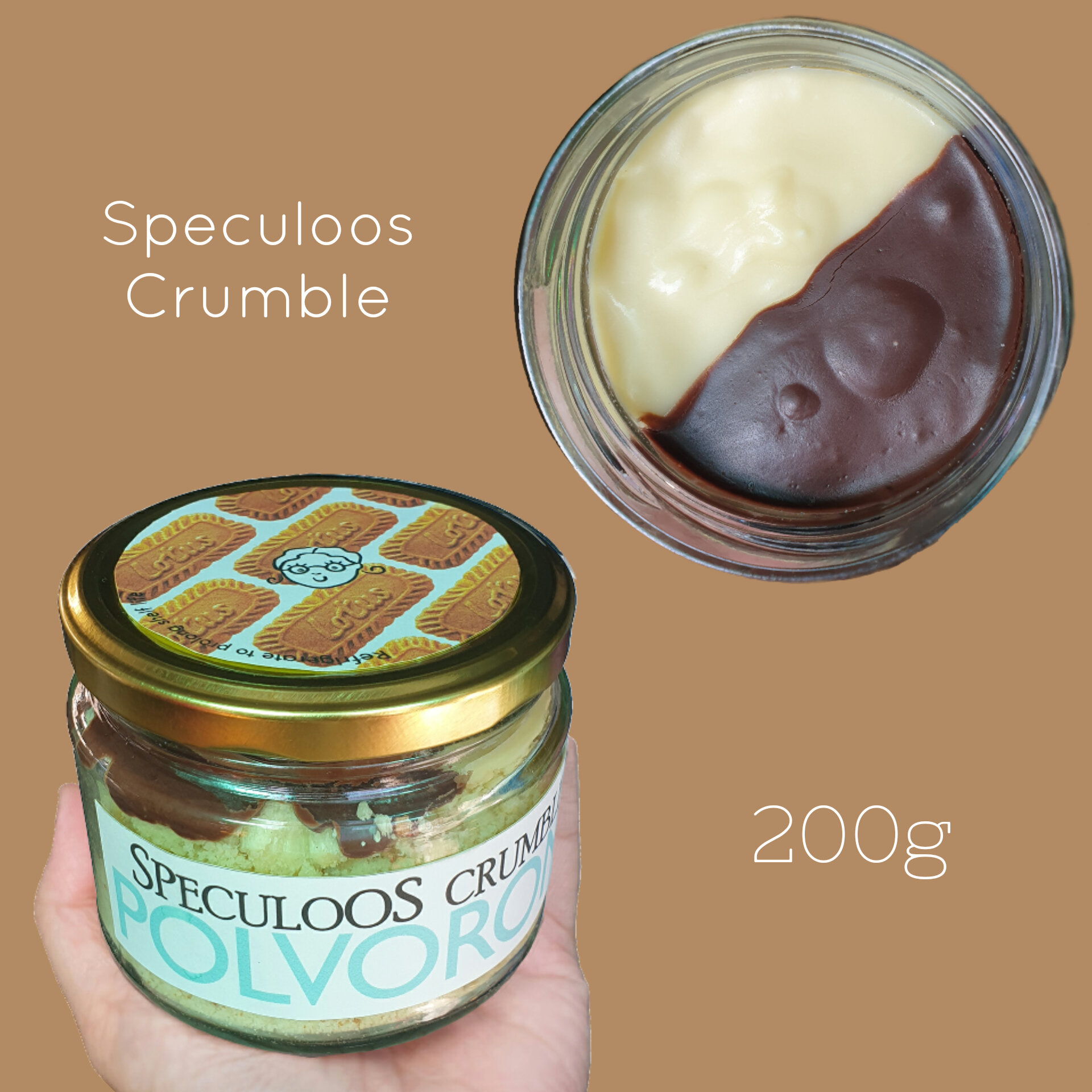 Speculoos Crumble Polvoron in a Jar | Lazada PH