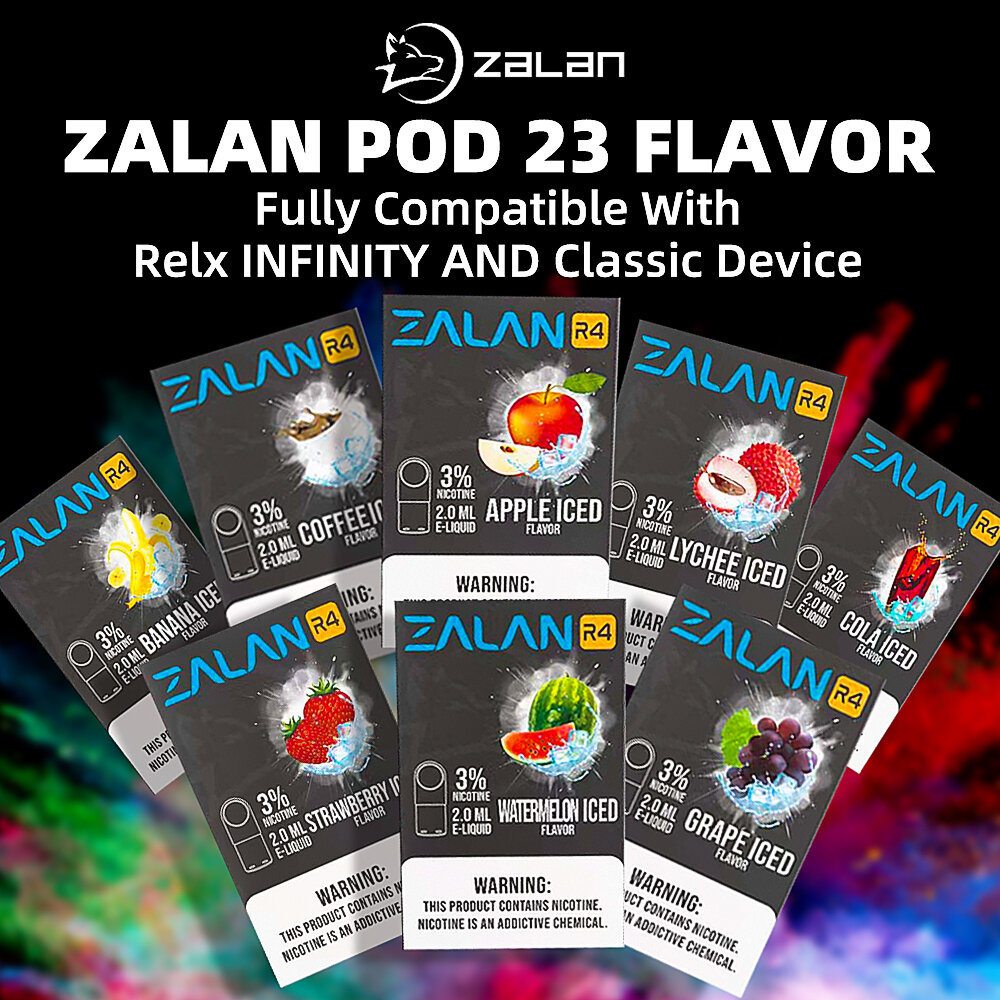 ZALAN 2022 original jucie R4 POD phantom puf / disposable pod ...