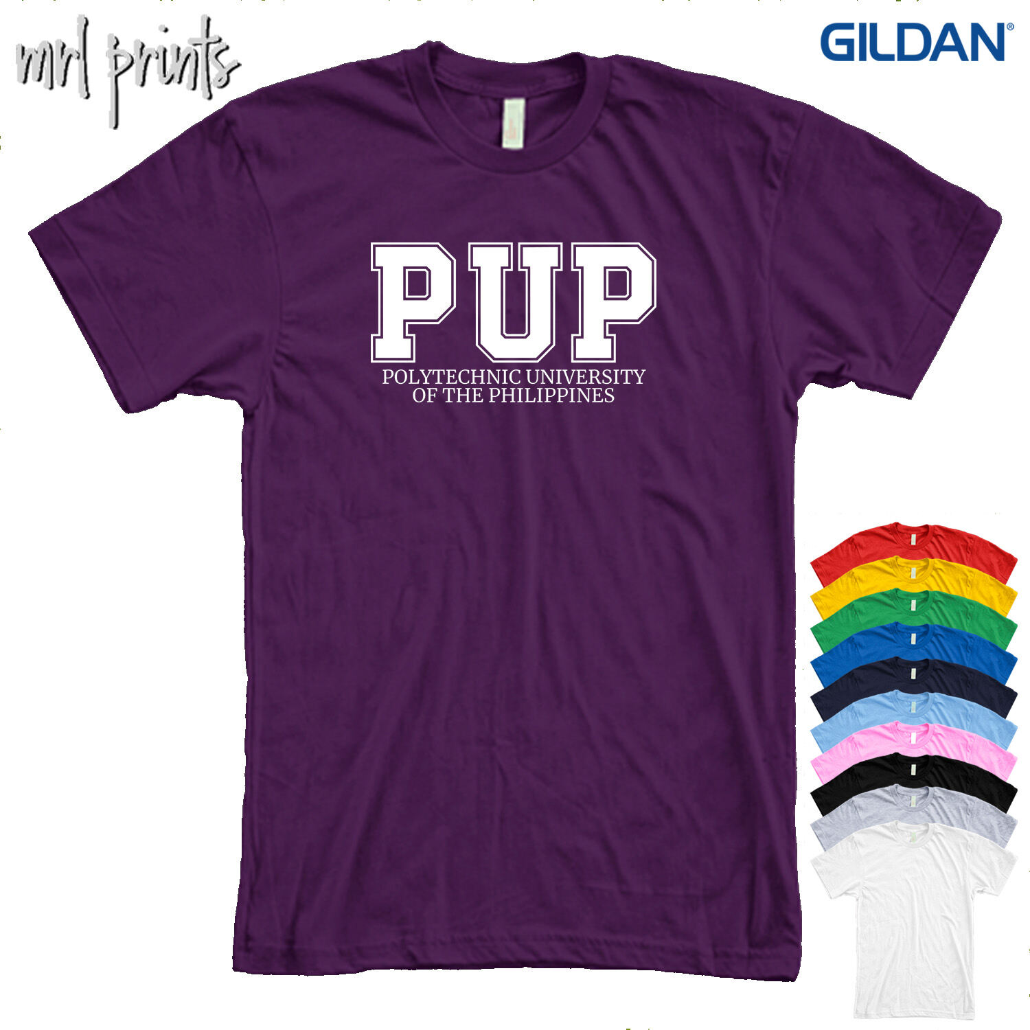 Pup Tshirt Unisex MRL Prints Gildan Cotton School College University ...