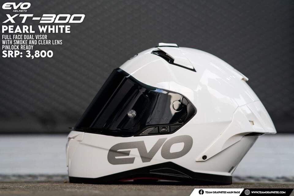 evo xt 300 & xt 300 riot II full face dual visor helmet with FREE CLEAR ...