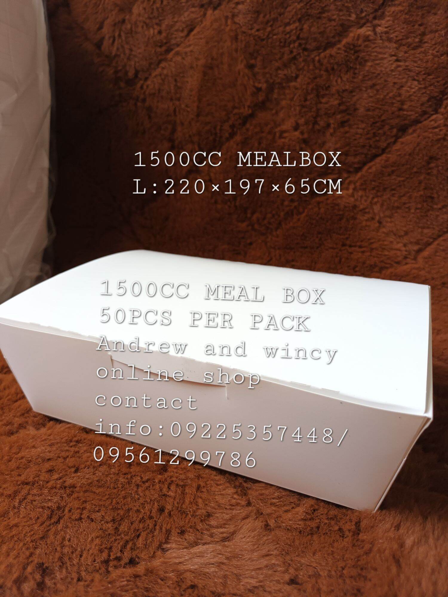 1500cc Mealbox Laminated 50pcs Per Pack Lazada Ph