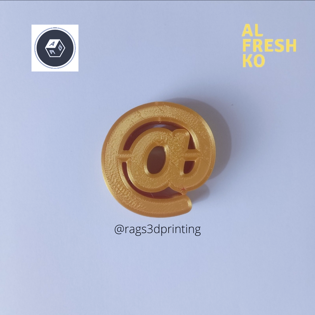 At Sign Cutter | At Sign Fondant Cutter | 1-2.5 inches