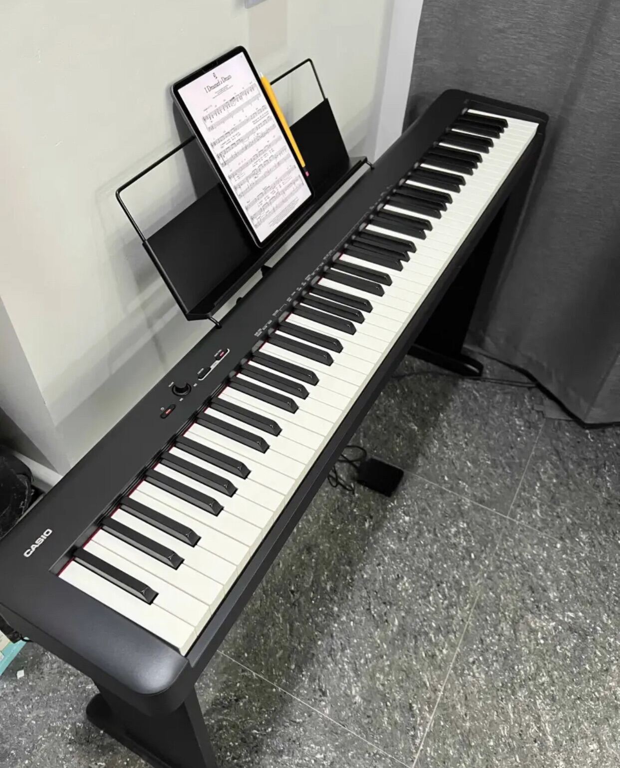 Casio CDP-S110BKC2 88 Weighted Keys Slim Digital Piano (Black) with ...