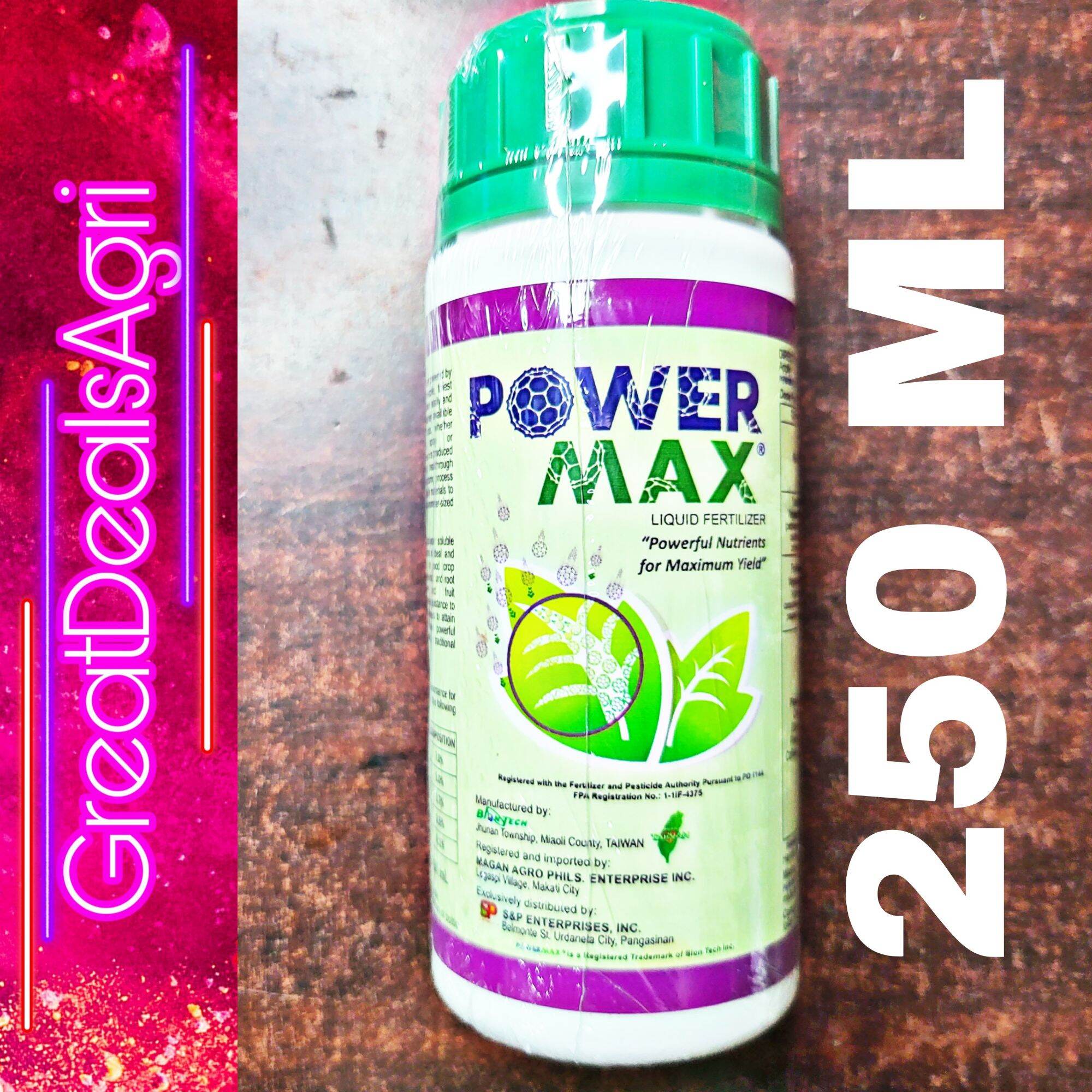 POWERMAX LIQUID FOLIAR FERTILIZER (250mL) S&P | Lazada PH