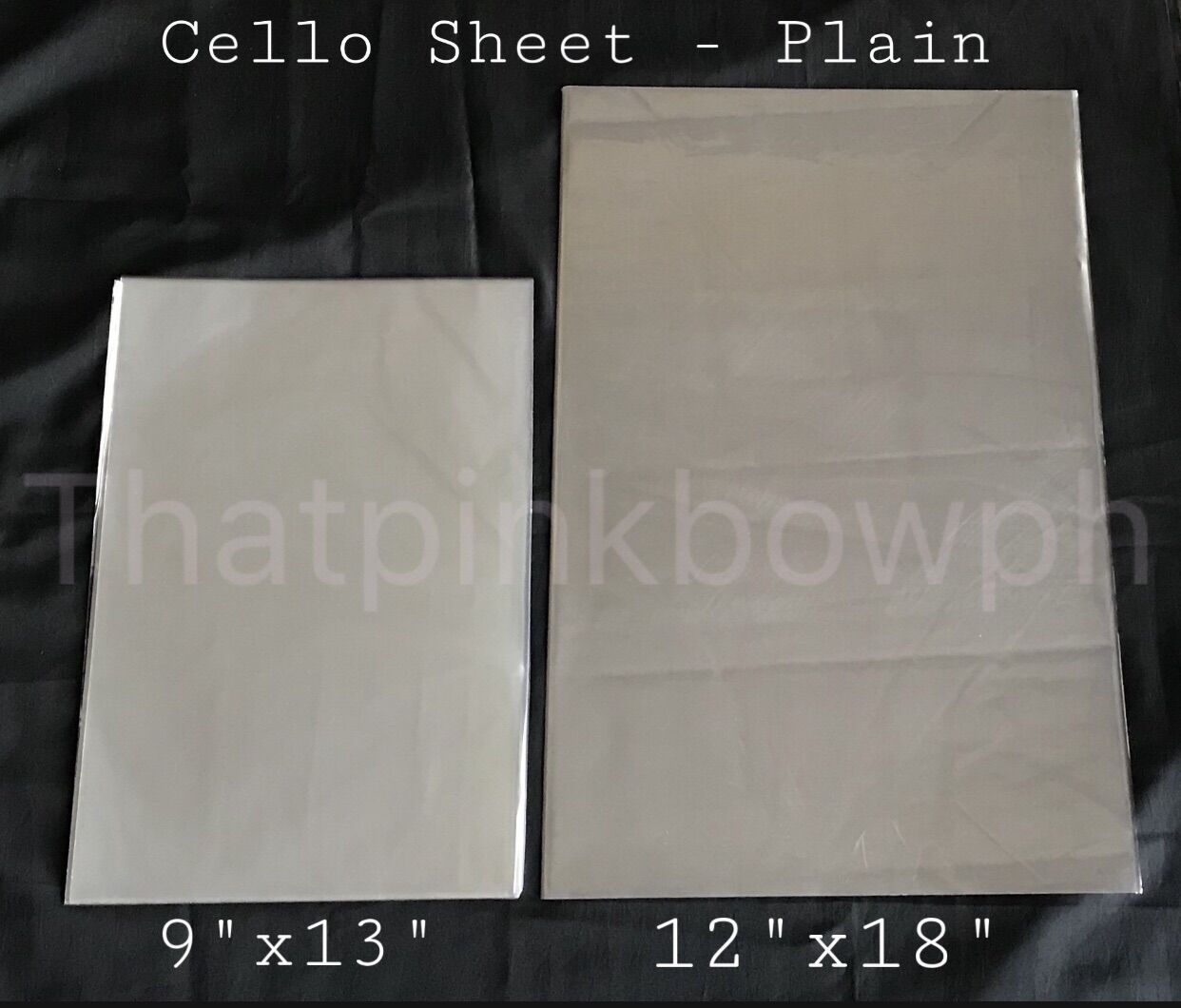 Cello Sheet - Plain 9”x13” 12”x18” Mamon Ensaymada Loaf Bread | Lazada PH