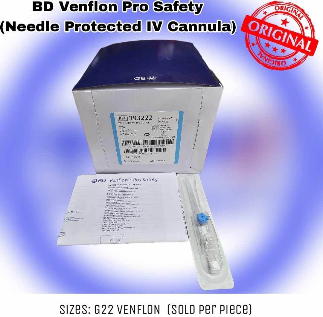 BD Venflon Pro Safety G18/G20 and G22 ( per piece) | Lazada PH