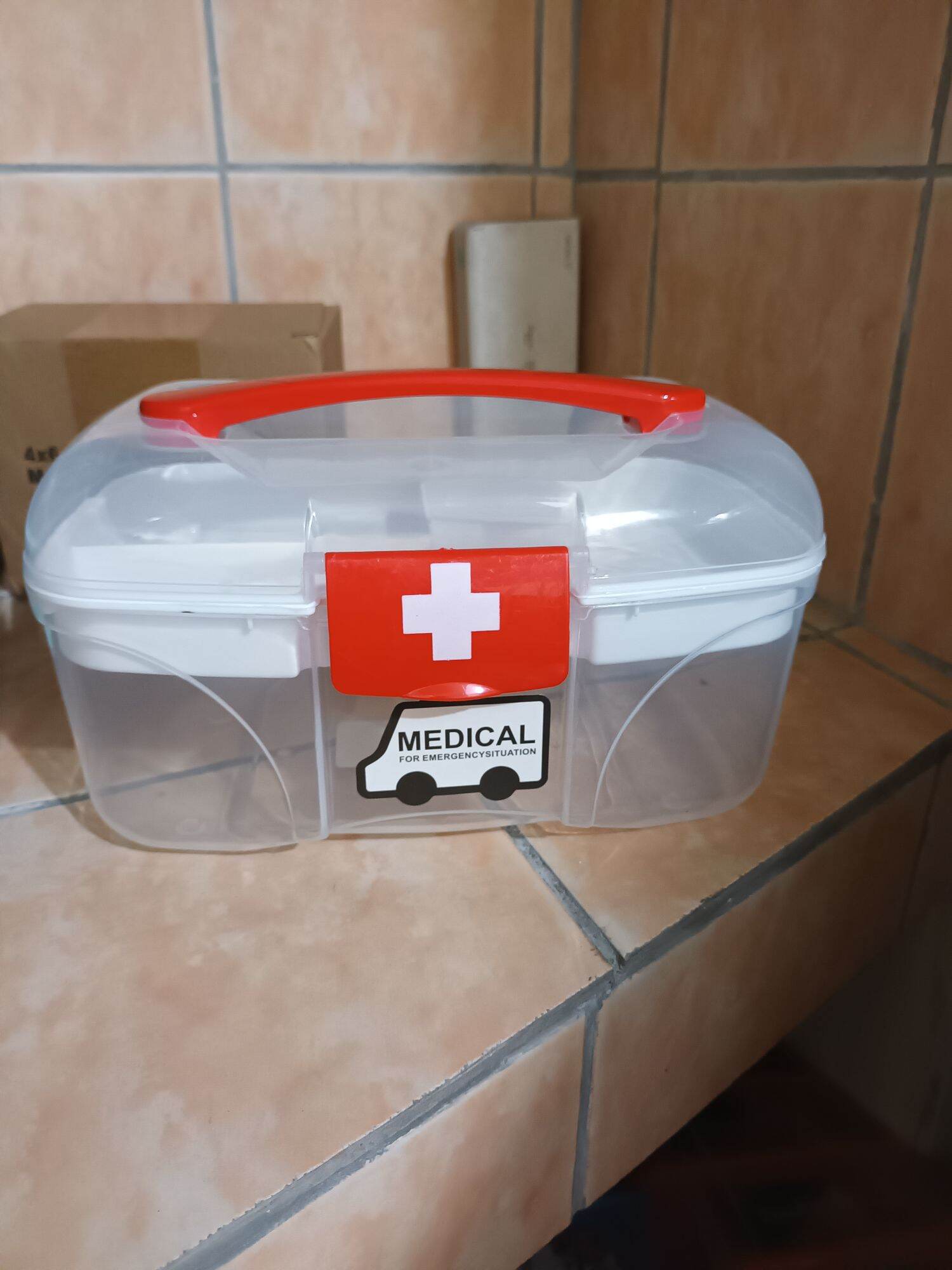 FIRST AID MEDICINE BOX WITH HANDLE | Lazada PH