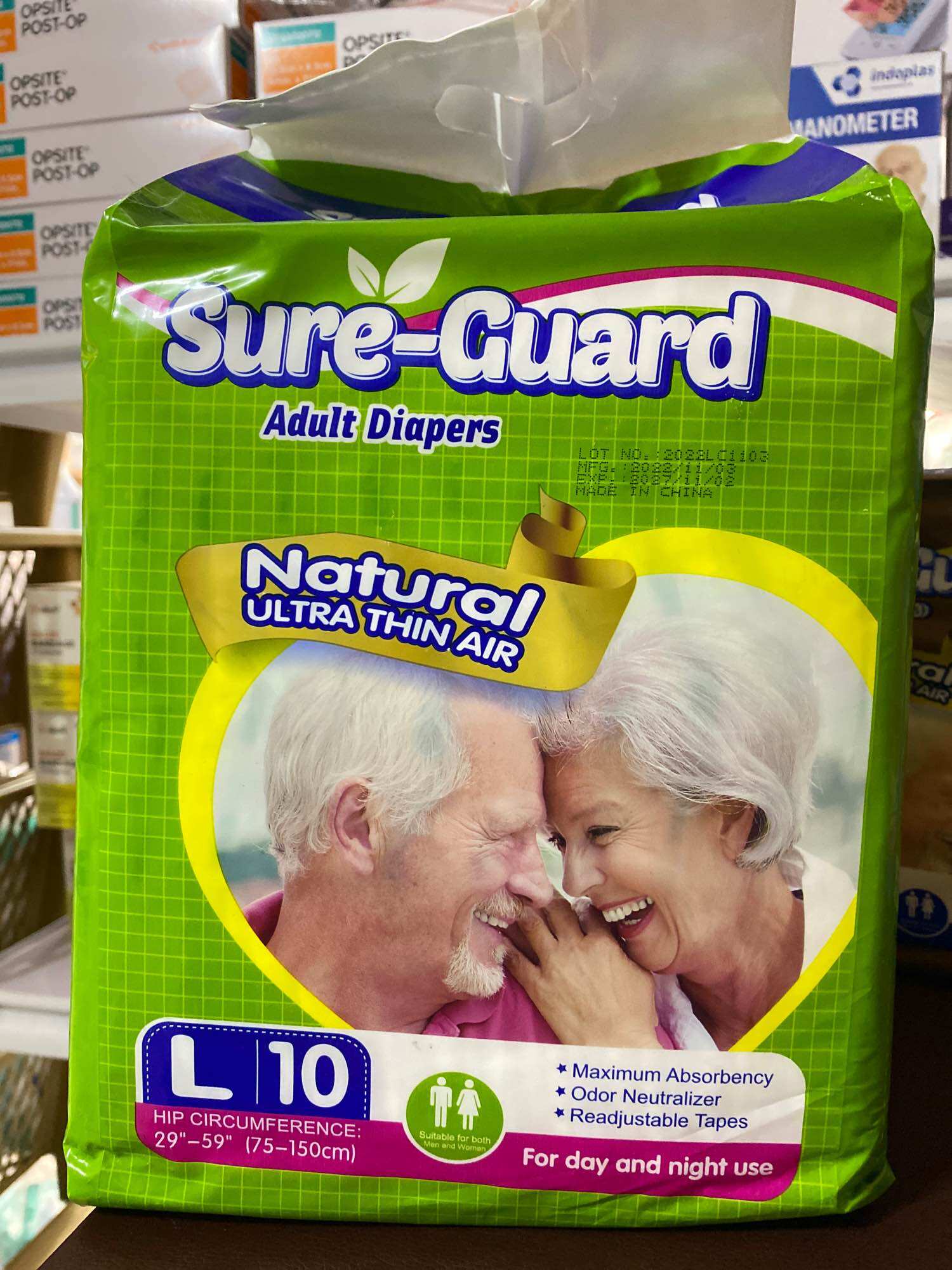 Sure-Guard Adult Diapers (Large) | Lazada PH