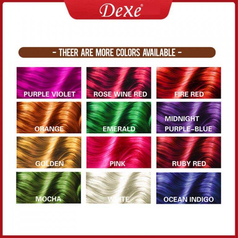 Dexe Hair Color Shampoo 25mL 1sachet (13 Colors Available) | Lazada PH