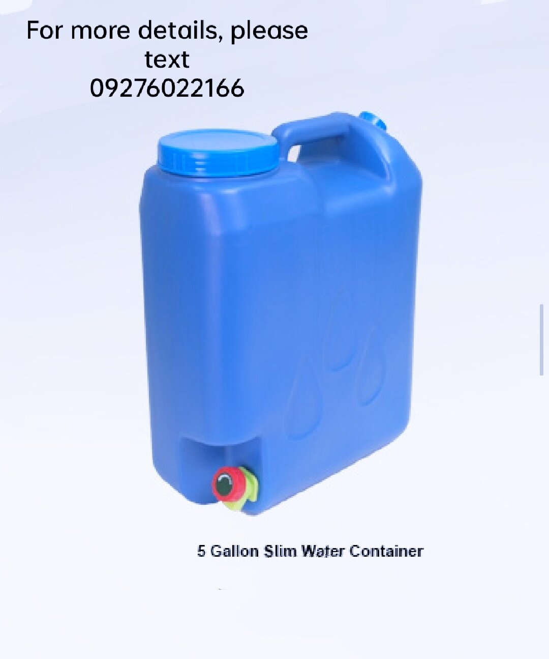5 Gallon Slim Water Container Lazada Ph