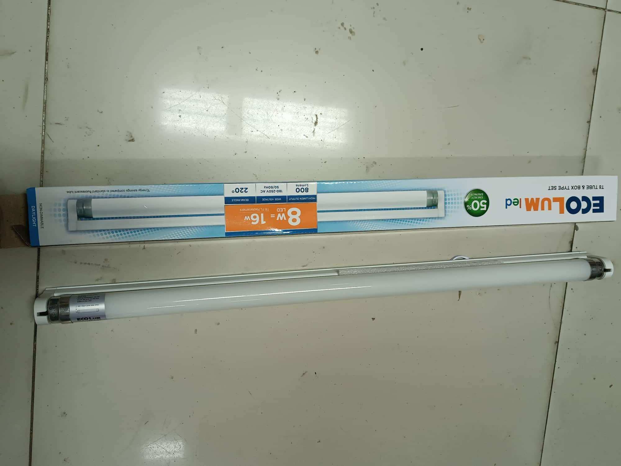 Ecolum Led T8 Flourecent set 8w(16w) available ! | Lazada PH