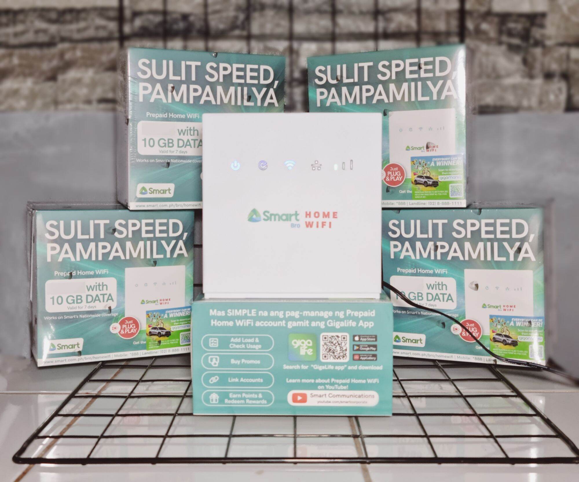 NEW! PLDT Prepaid Wifi CAT 6 EVOLUZN FX-ID4 (No Monthly Fees & Installation) Up To 50Mbps 2x ...