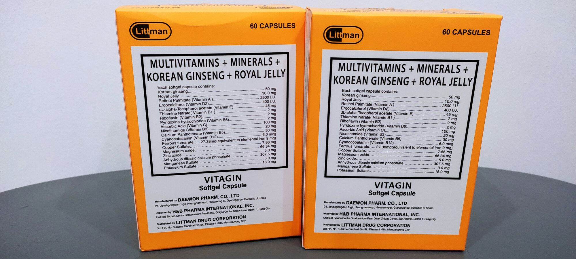 VITAGIN (Multivitamins + Minerals + Korean Ginseng +Royal Jelly) by 60 ...