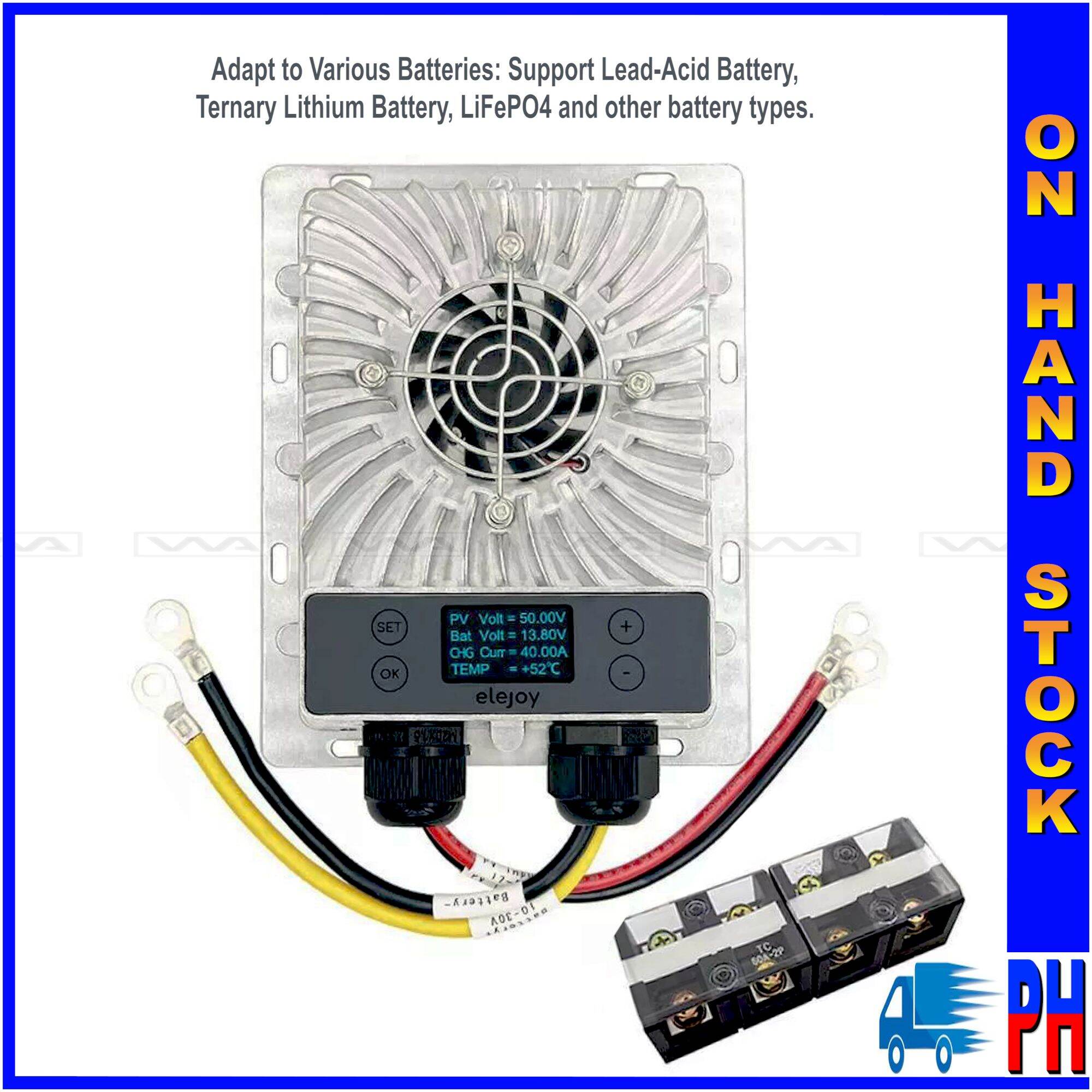 ELEJOY 600W MPPT Solar Charge Controller 10-30V STEP DOWN Voltage ...