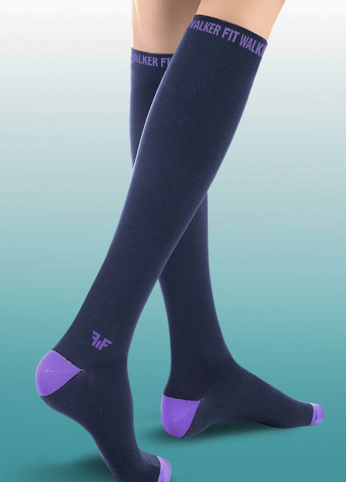 Walkerfit Copper Compression Socks Medical Stockings for Varicose Veins ...