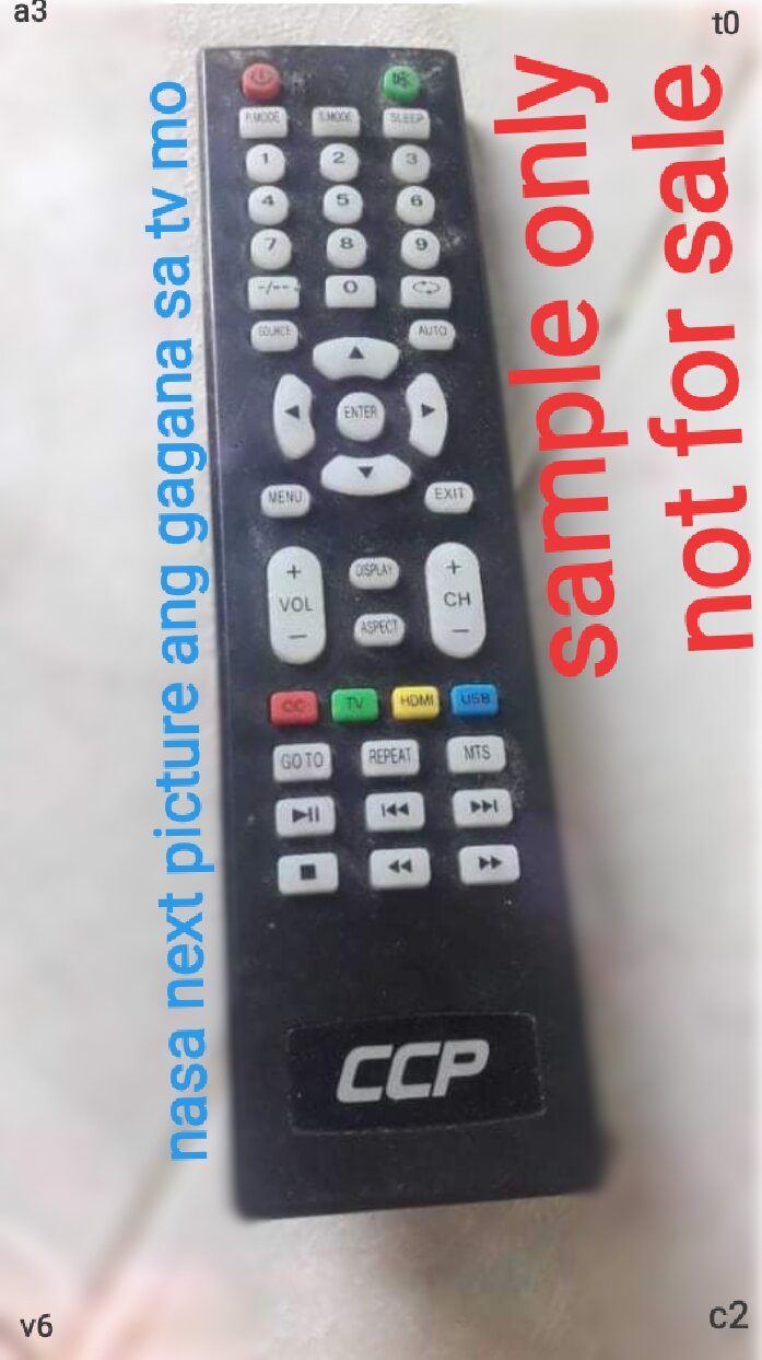 ccp led tv remote(universal)100% na gagana sa tv mo | Lazada PH