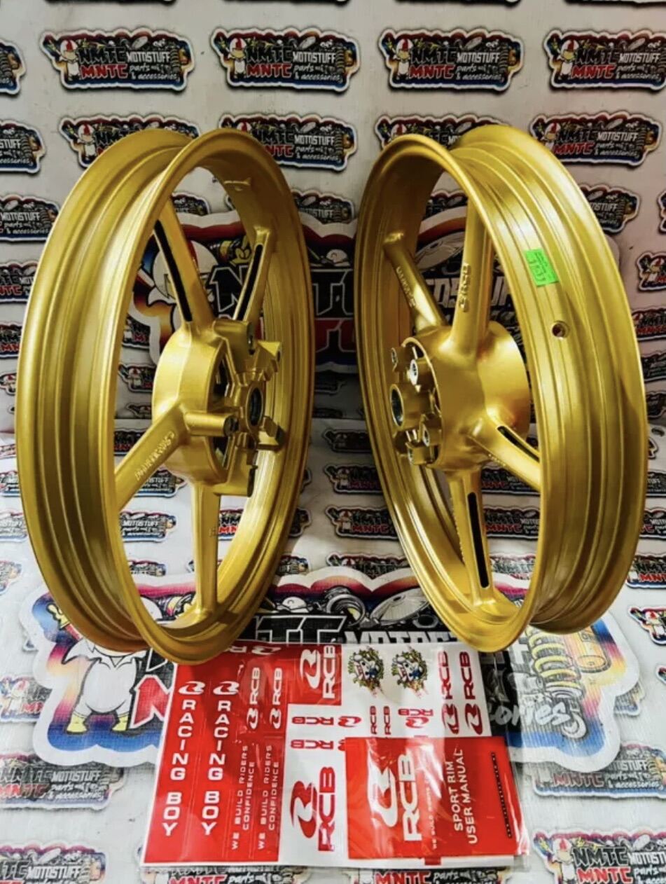 RCB MAGS RB5 SNIPER150/SNIPER155 1.60/1.85/17/1.85/17/2.15/17 GOLD PAIR ...