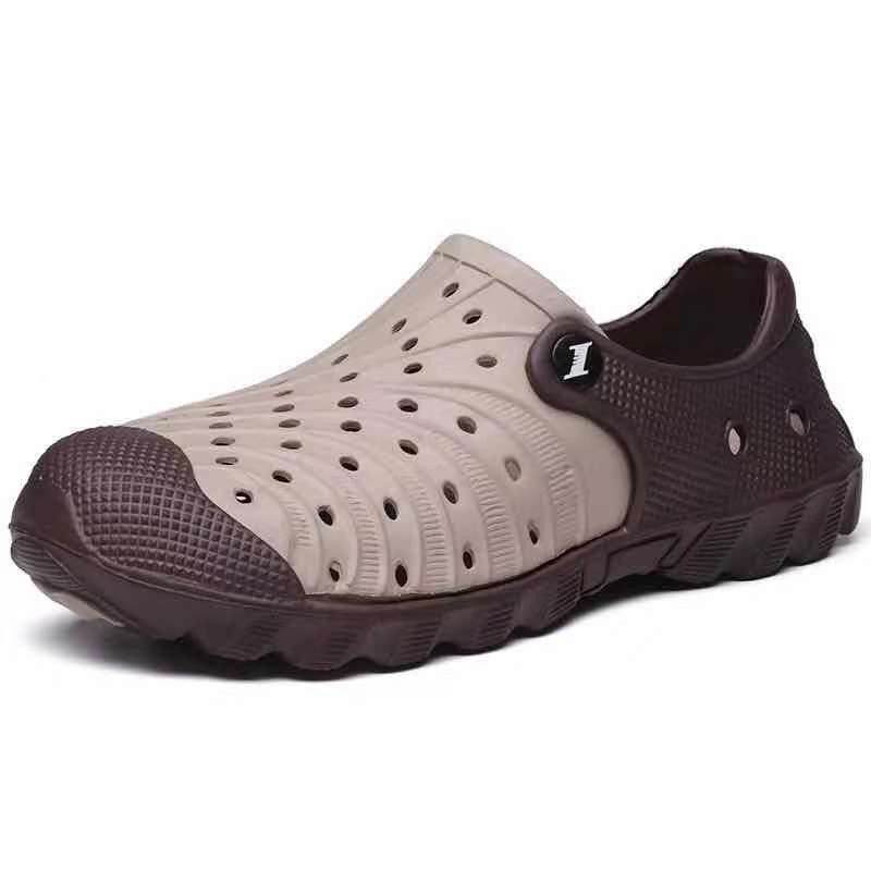 crocs inspired/motorcycle shoes for men (BROWN) | Lazada PH