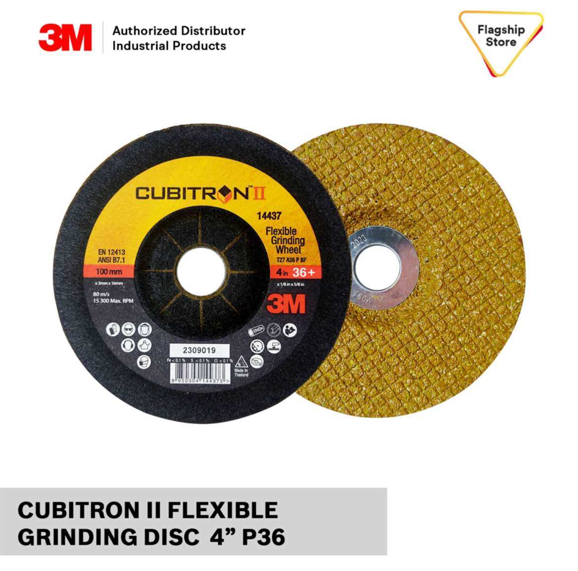 3M Cubitron 2 Flexible Grinding Disc 4inches Grit36 10pcs/set | Lazada PH