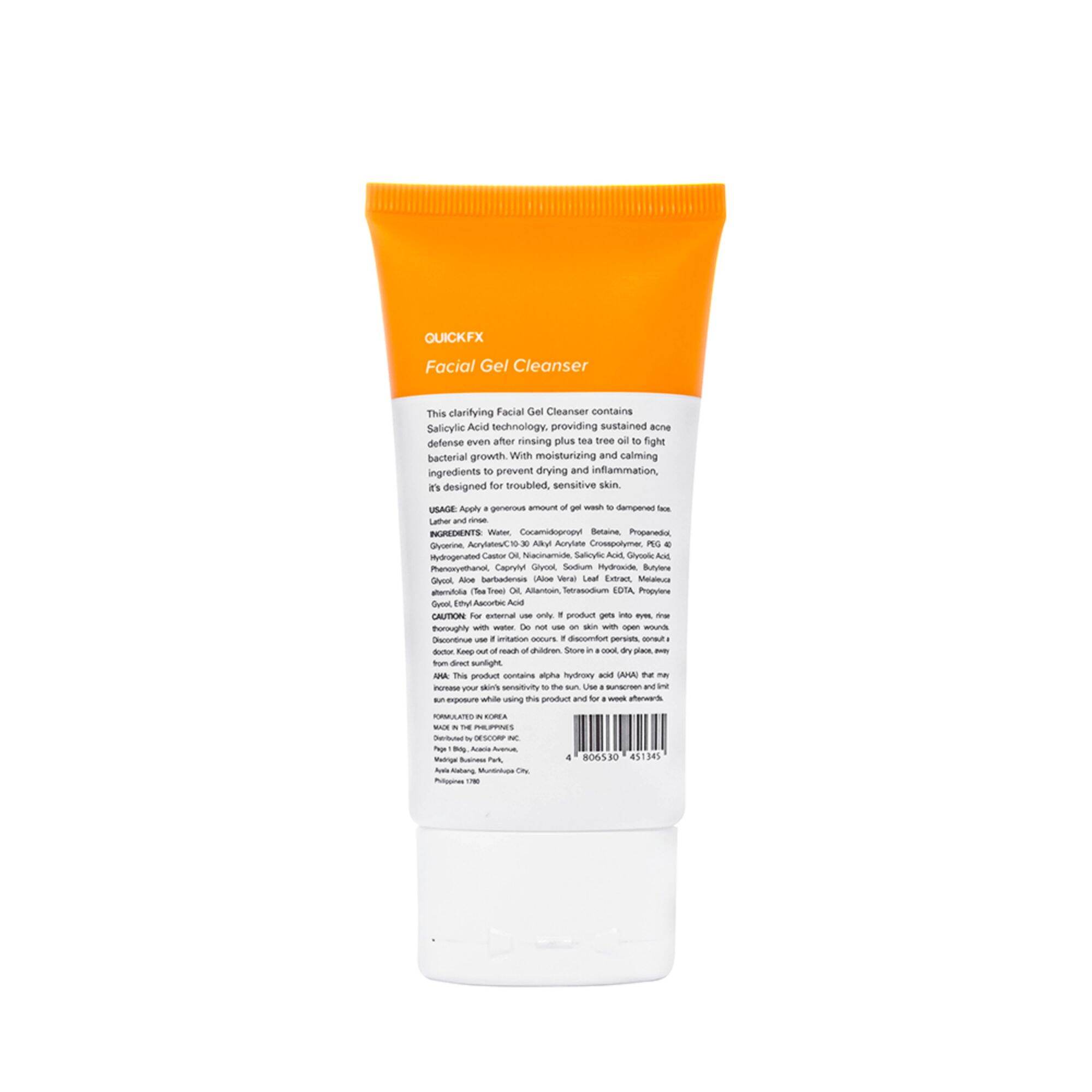 Quickfx Pimple Eraser Facial Gel Cleanser 75ml | Lazada PH