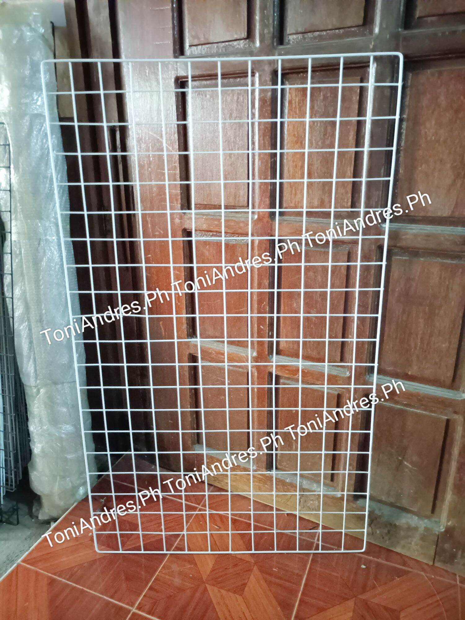 (60x100cm-Thin) Wall Mount Screen Wire Mesh Grid Panel Wall Decoration ...