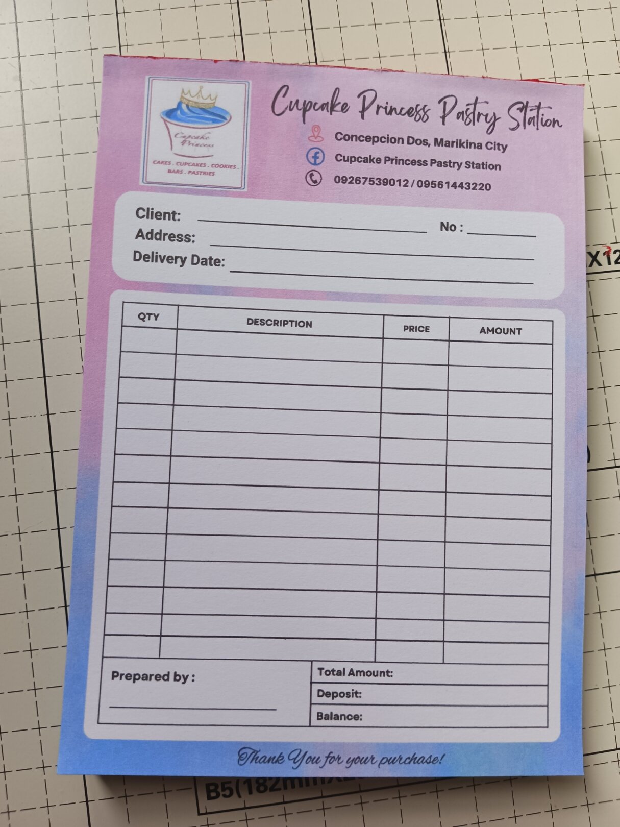 Personalized Non Official Receipt - Not Carbonized | Lazada PH