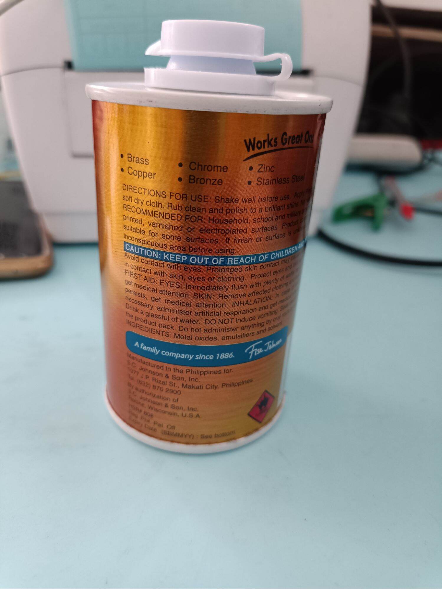 original Johnson pledge Metal polish remover 150ml | Lazada PH