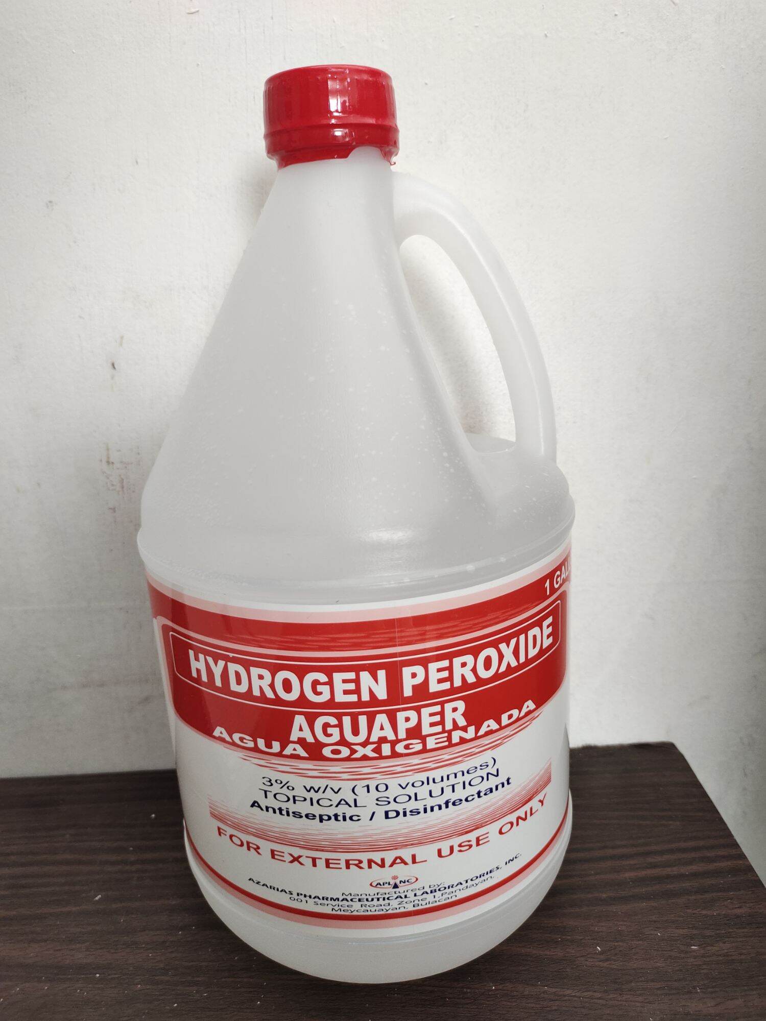 Hydrogen Peroxide (Aguaper) Agua Oxigenada 1gallon | Lazada PH