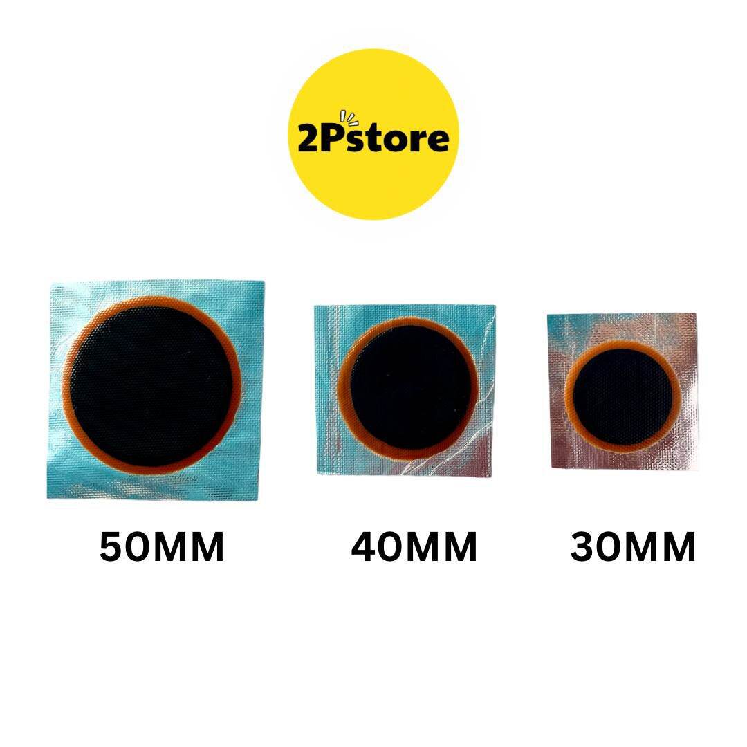 Tire patch 40mm, 2P vulcanizing repair patches kit and tools for ...