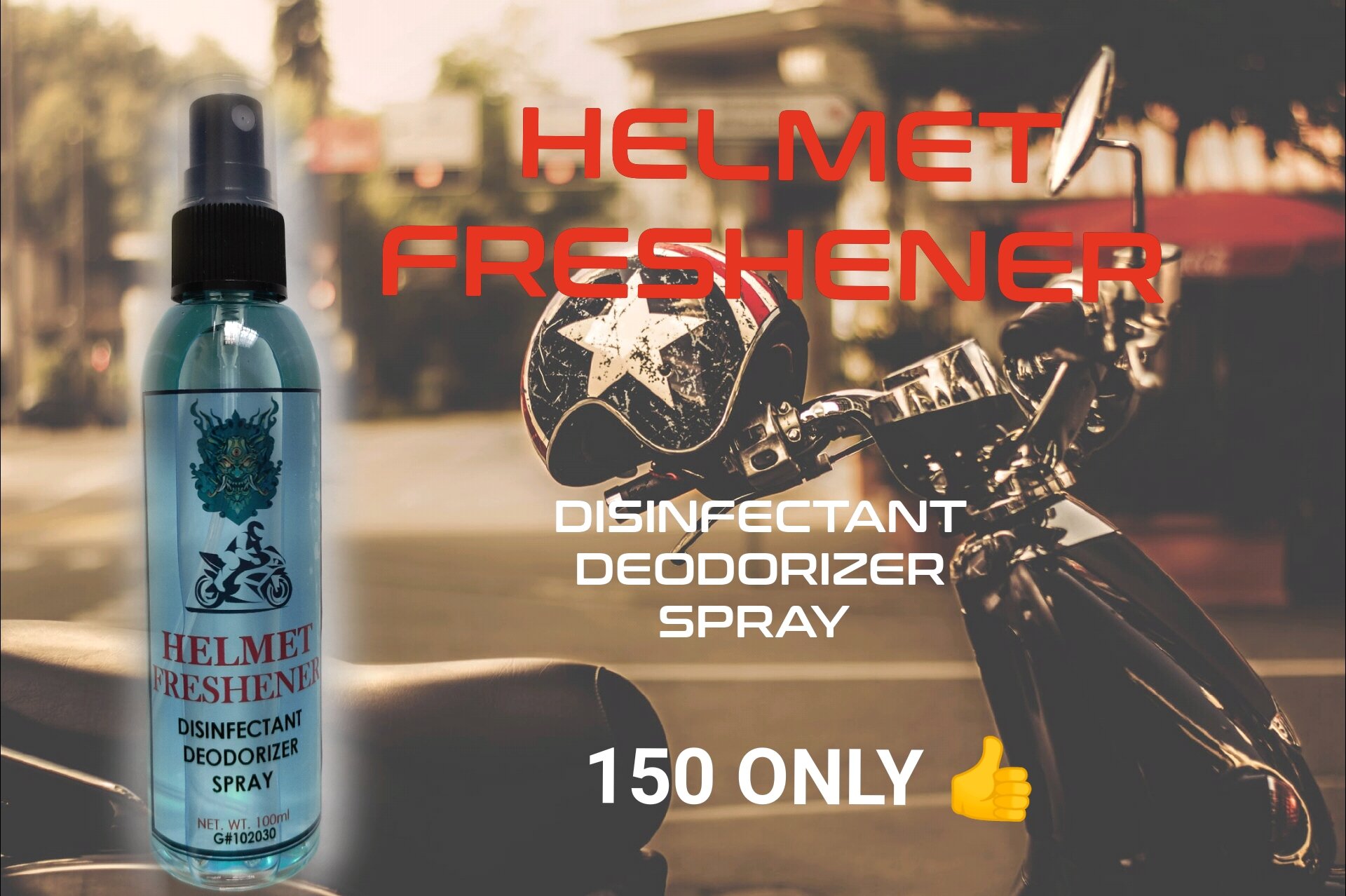 HELMET FRESHENER 100ml | Lazada PH