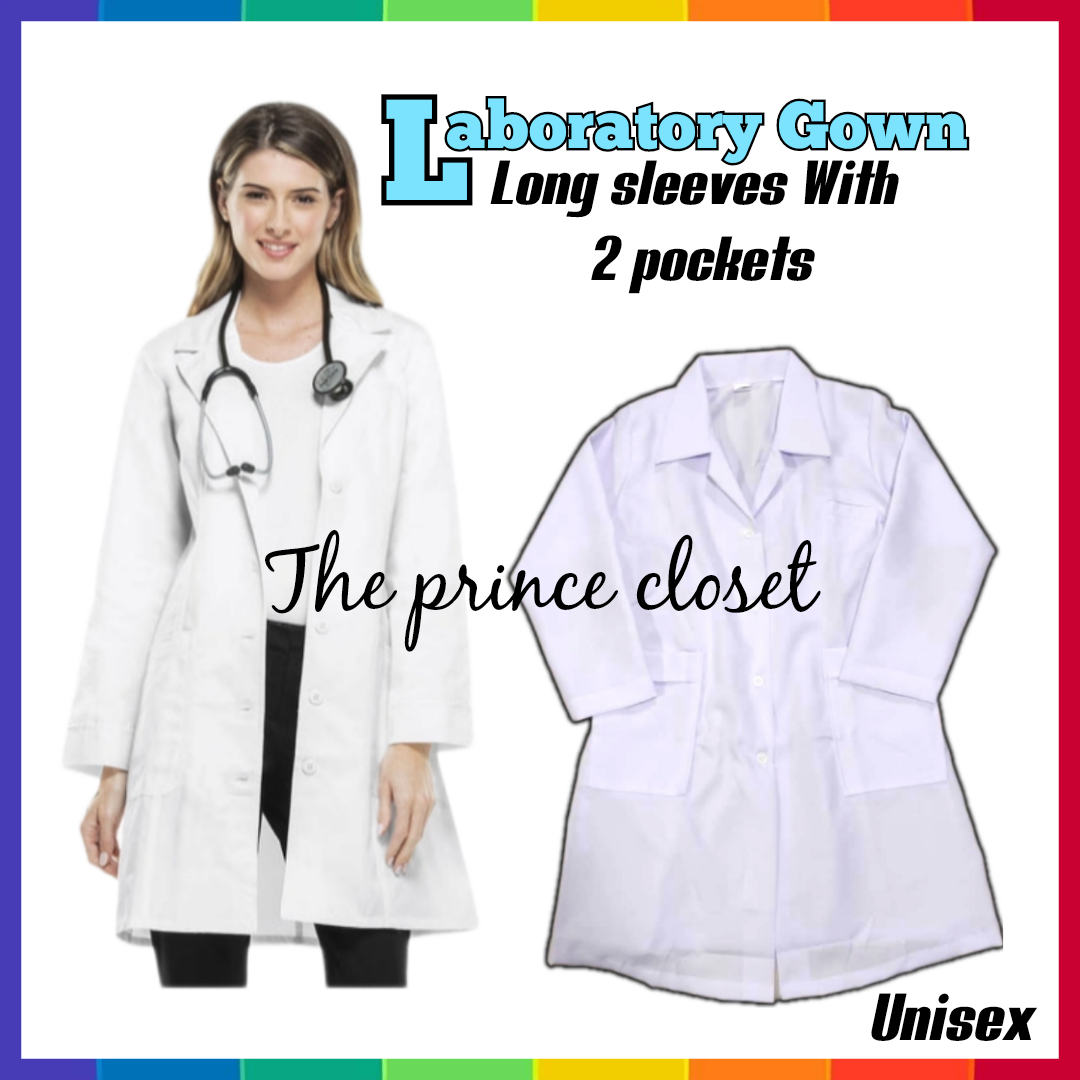 LABORATORY GOWN / LAB GOWN / LONG SLEEVES UNISEX | Lazada PH