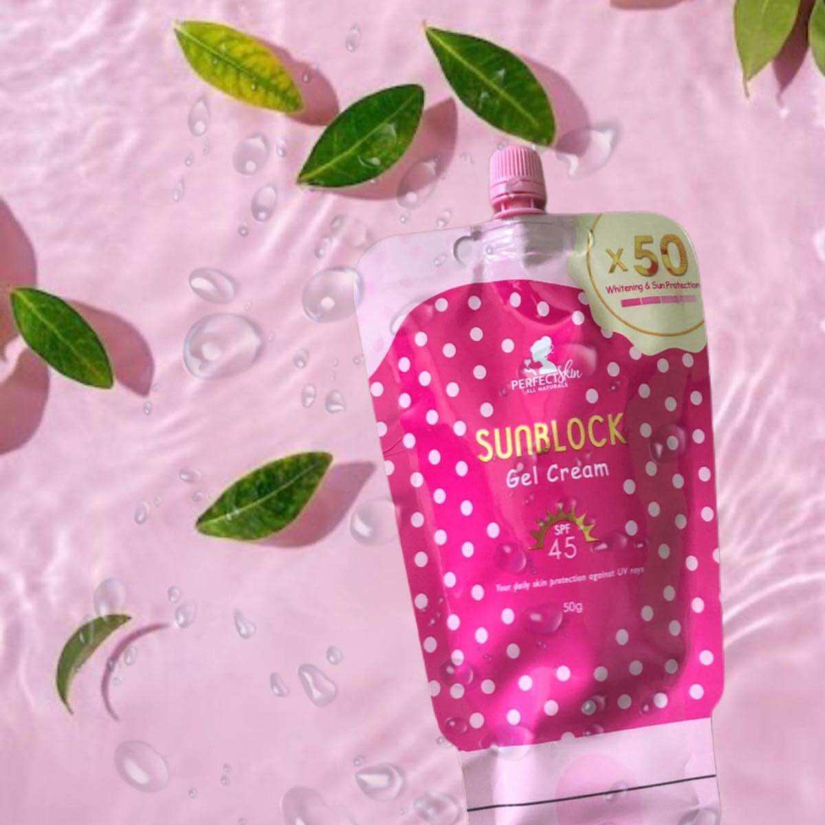 Perfect Skin Sunblock Cream Gel | Perfect Skin Melasma & Age Defying ...