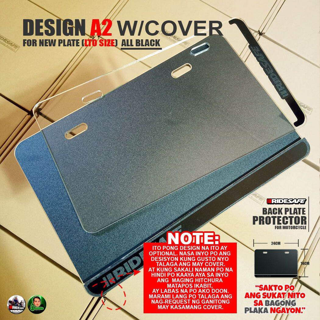Back Plate Protector for Motorcycle Plate Number | Lazada PH