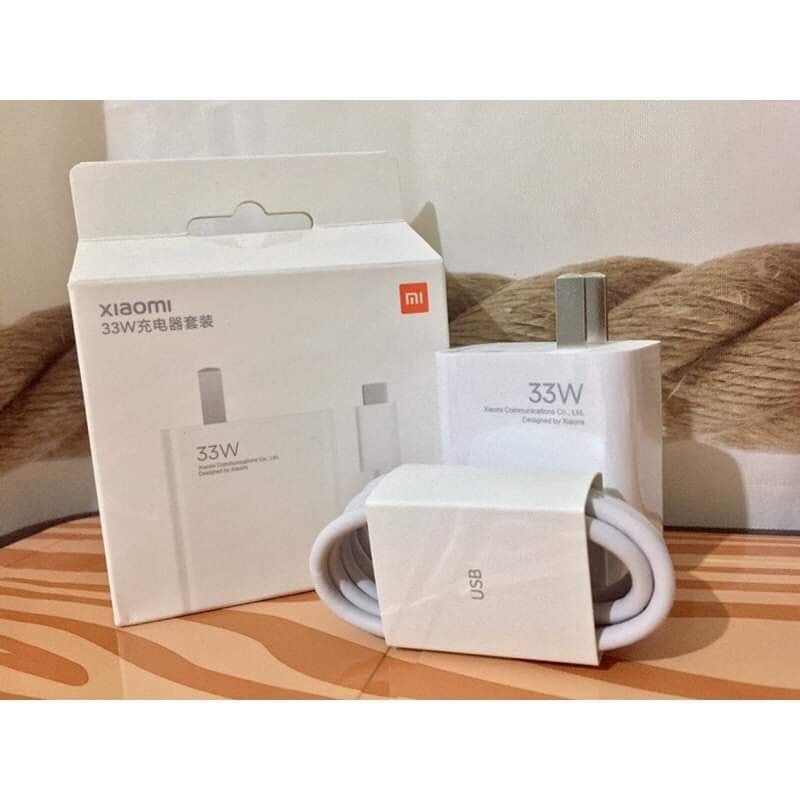 Xiaomi Charger 33W Fast turbo charge type C cable For Redmi note 9 pro ...