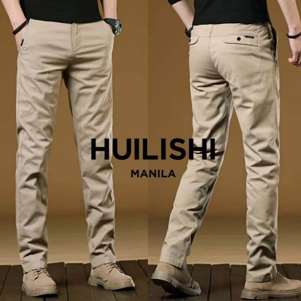Quality pants for men fashion khaki color | Lazada PH