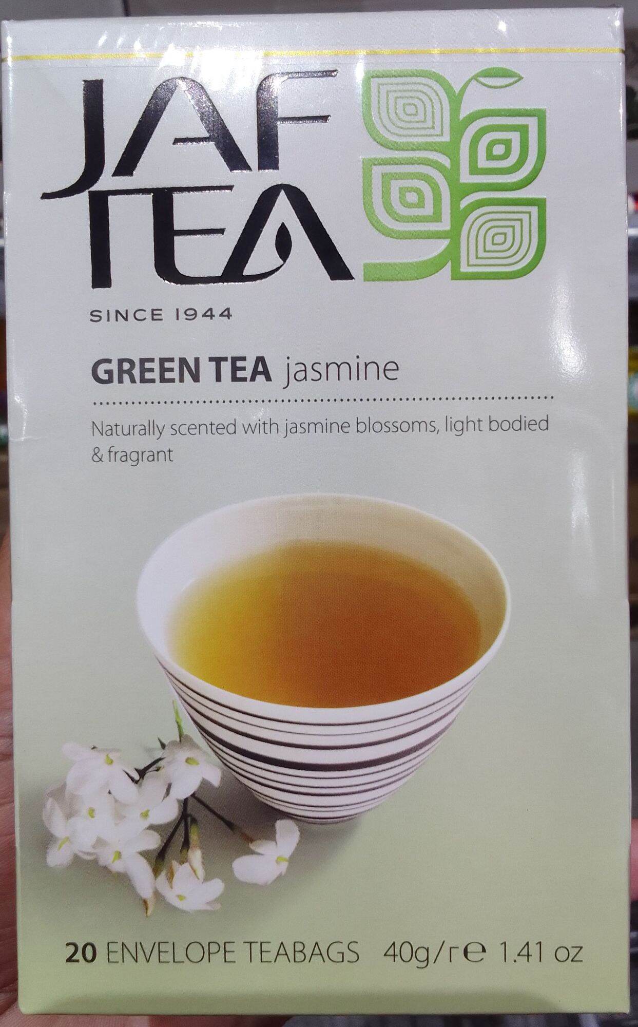 JAF TEA GREEN TEA NATURAL, JASMINE, COOL PEPPERMINT 20 TEA BAGS (40g ...