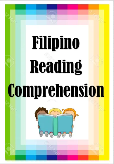 Filipino Reading Comprehension (30 pages) free bookbind | Lazada PH