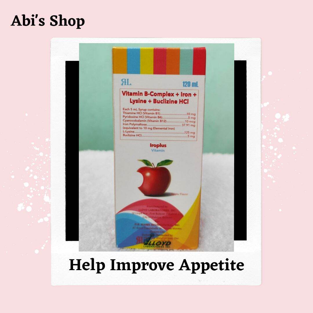 IROPLUS Vitamin APPETITE STIMULANT 120ml Expiry : October 2024 | Lazada PH