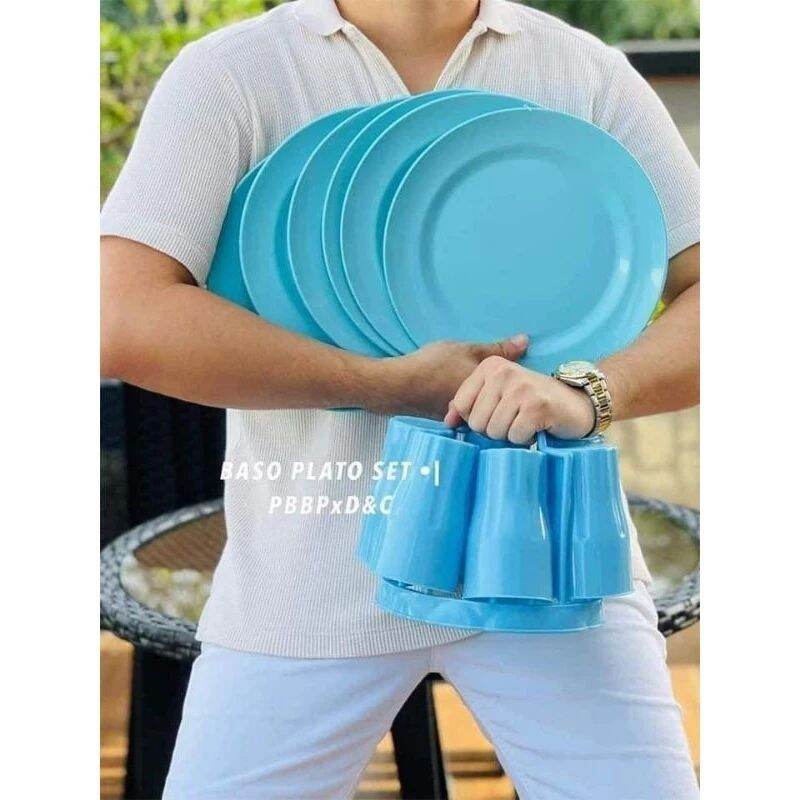 13 in 1 BASO PLATO SET Aesthetic Mocha New Collections | Lazada PH