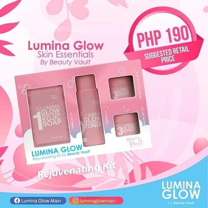 Lumina Glow rejuvenating set by Beauty Vault | Lazada PH