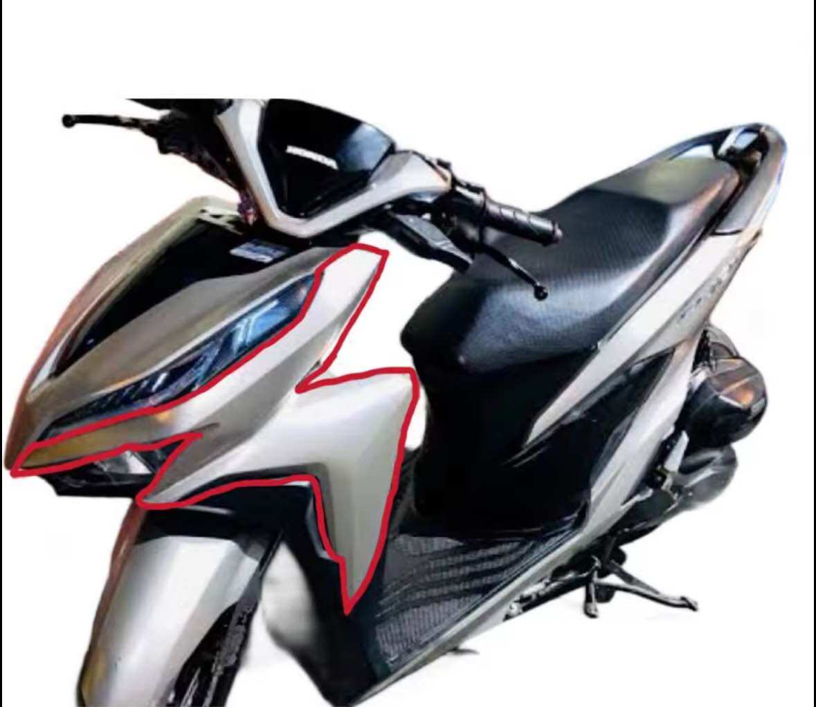 HONDA CLICK V2 125i/150i Front Side Cover Fairings 1 Set Replacement ...