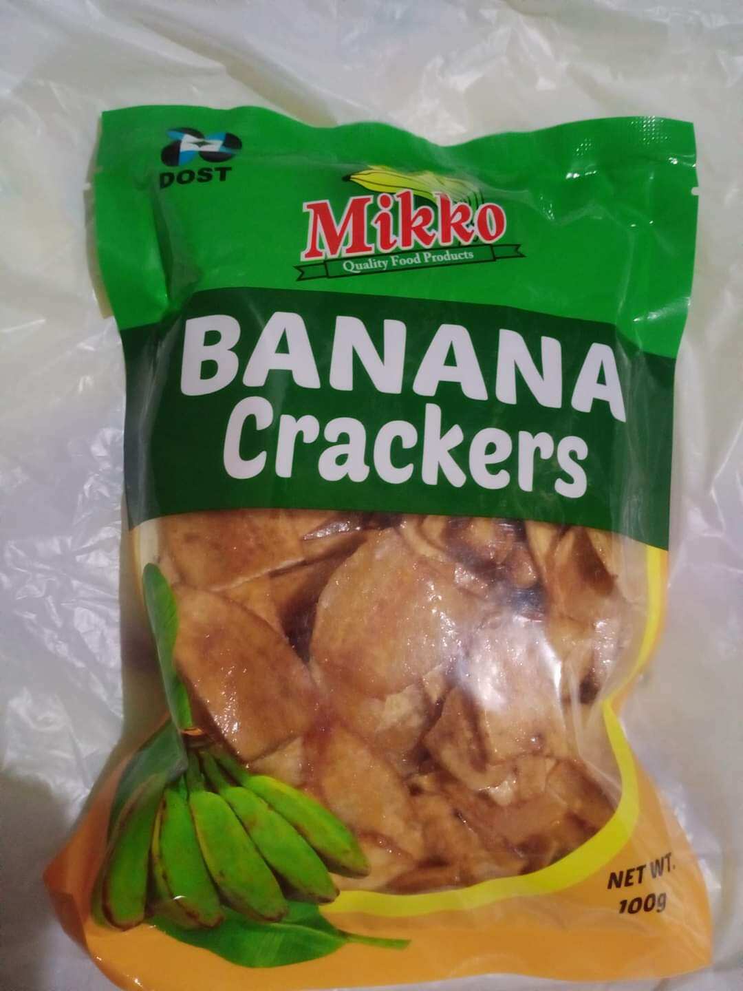 banana crackers from mindoro mikkos banana crackers 100g | Lazada PH