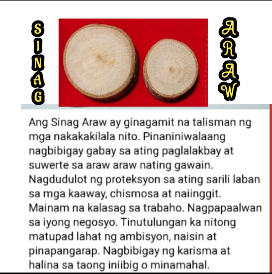 SINAG ARAW 1pc-(money magnet, pampaswerte, pampaamo) | Lazada PH