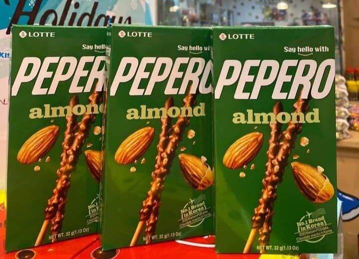 Lotte Peppero white cookies / Funzels / almond / choco cookie / Corn ...