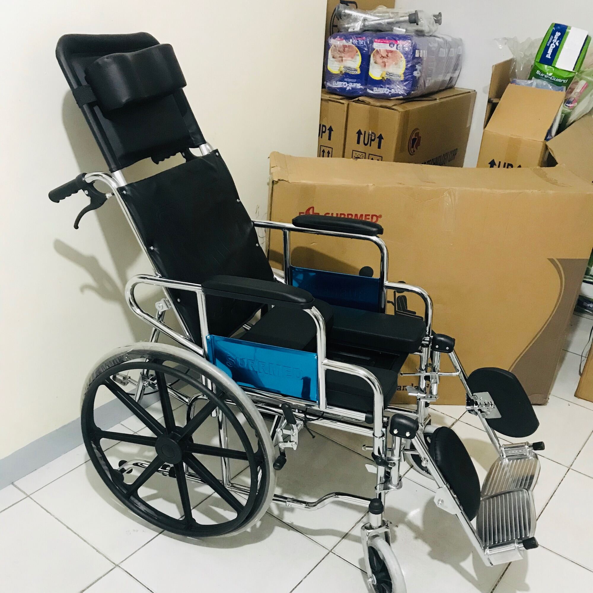 Reclining Commode Wheelchair Mag Wheel Type for Adult | Lazada PH