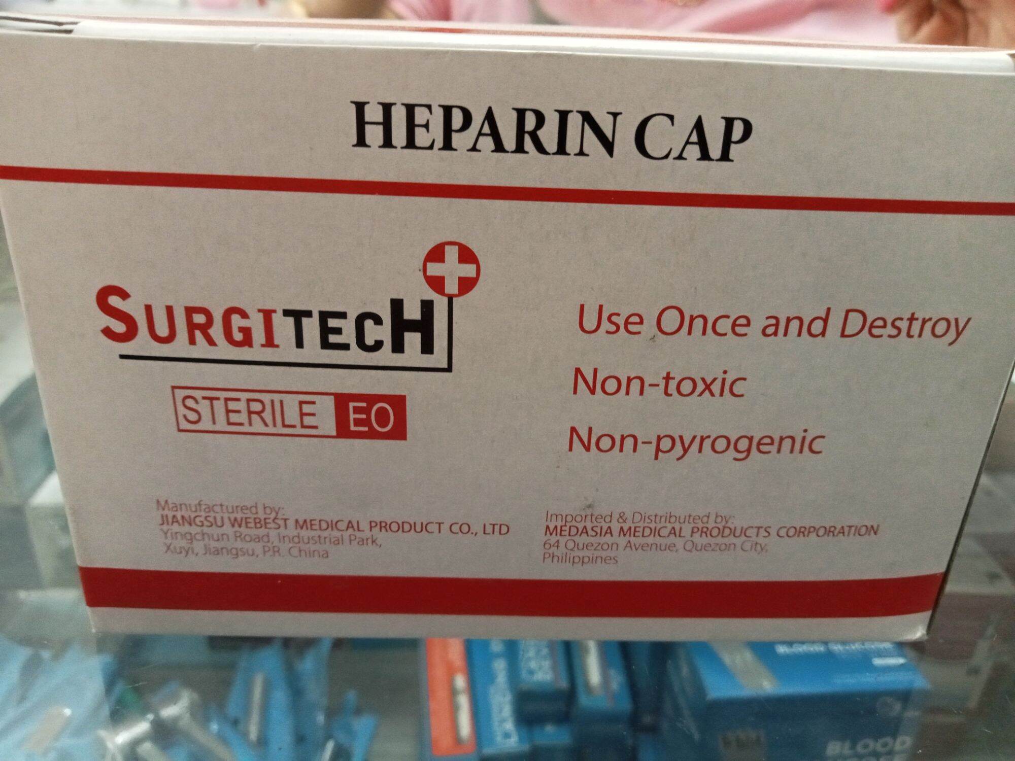 Heparin cap /Heplock Per box or Per Pc | Lazada PH