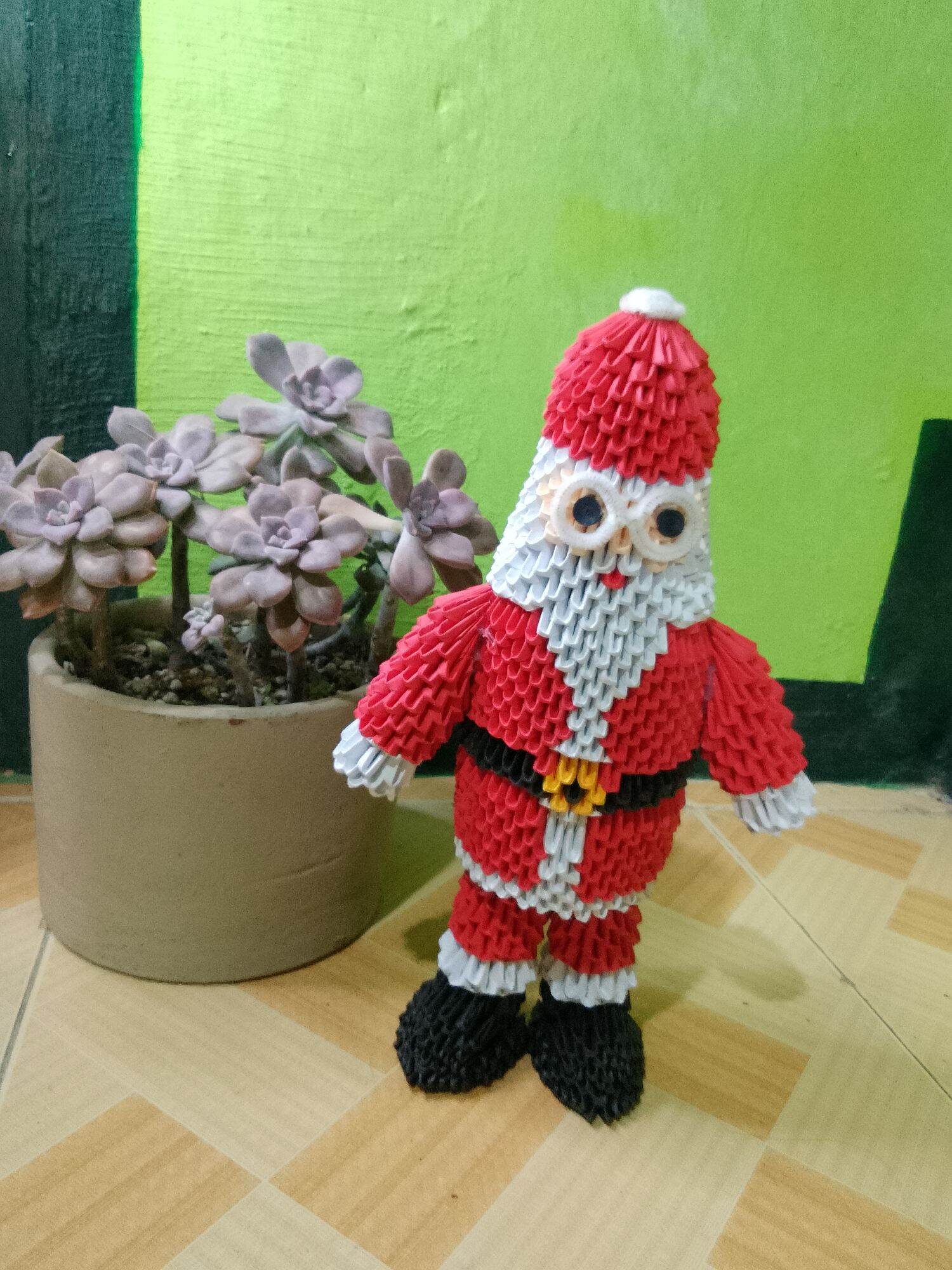 3D origami Santa Claus | Lazada PH