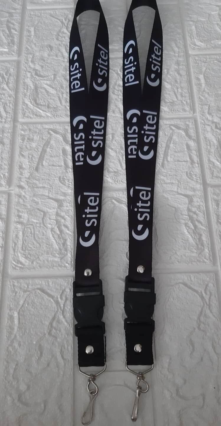 SITEL ID LACE LANYARD/ BLACK & WHITE | Lazada PH