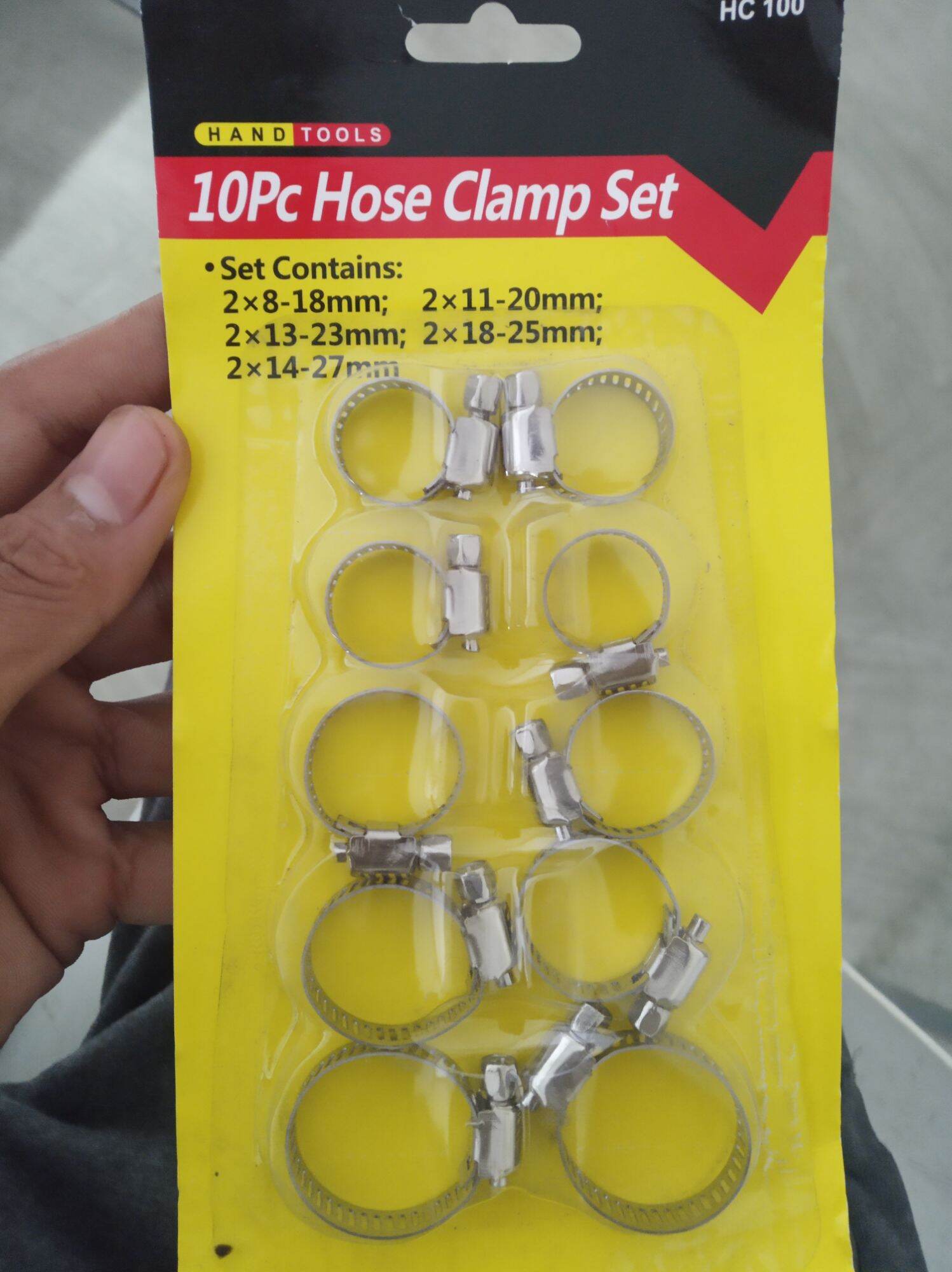 actual picture Hose clamp set 10pcs Heavy Duty | Lazada PH