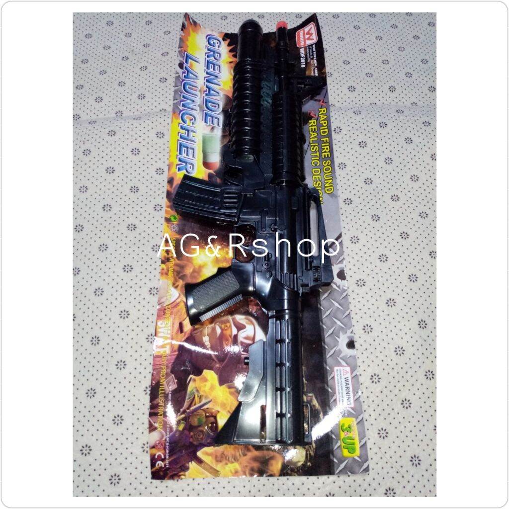 Dynamic Playtime: Plastic Toy Gun with Realistic Sounds for Kids ...